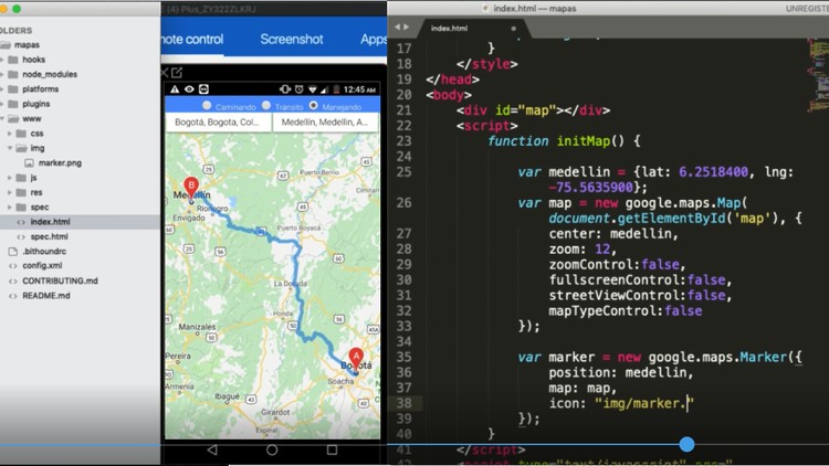 Geolocation Google Maps API HTML5 For Mobile Apps