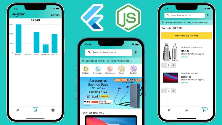 Flutter And Node Tutorial Build Amazon Clone With Admin Panel Coupon