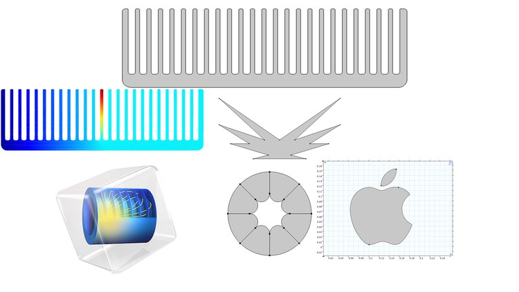 COMSOL Multiphysics 2D Geometry Complete Course COMSOL Multiphysics 2D Geometry Complete Course